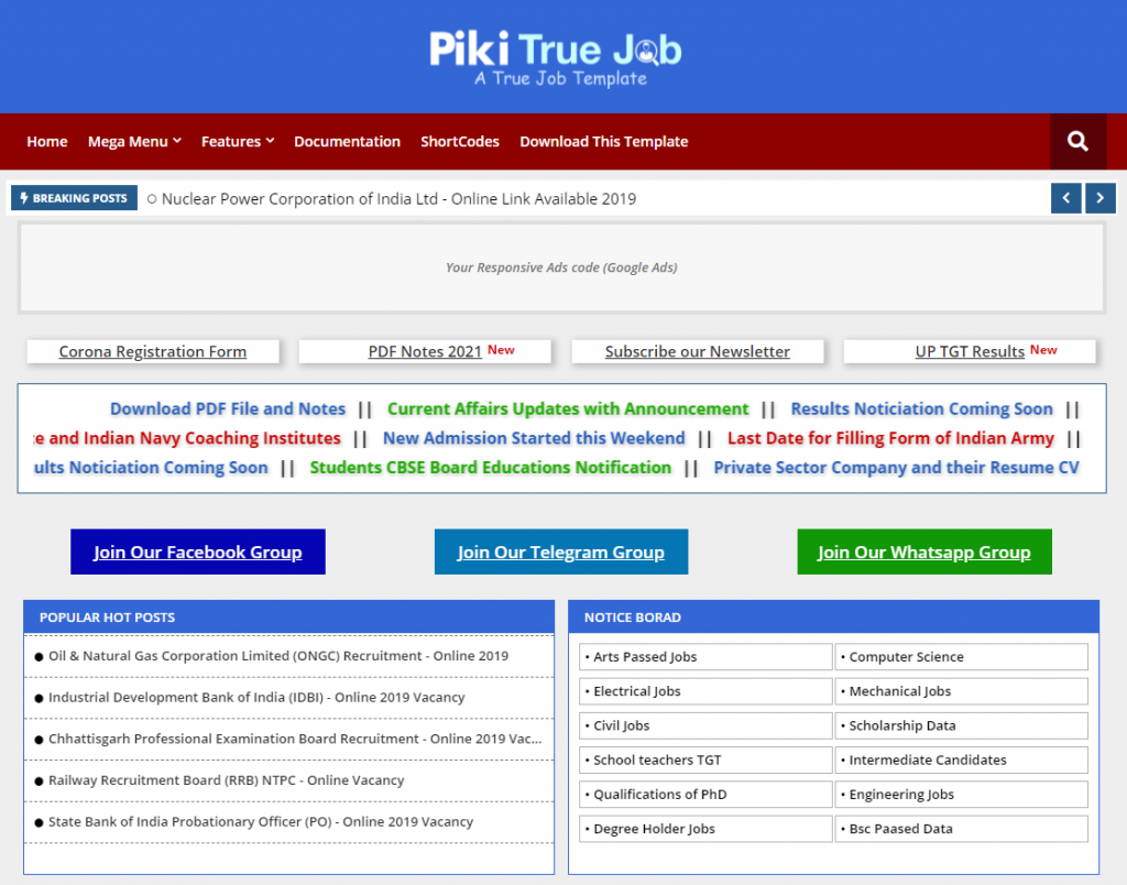 Best Piki Templates Free Download 2025 | BlogSpot Template