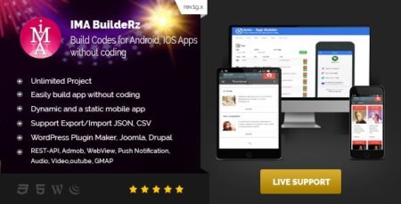 IMABuildeRz v7 (rev23.09.19) Ionic Mobile App Builder + Code Generator – JOJO THEMES