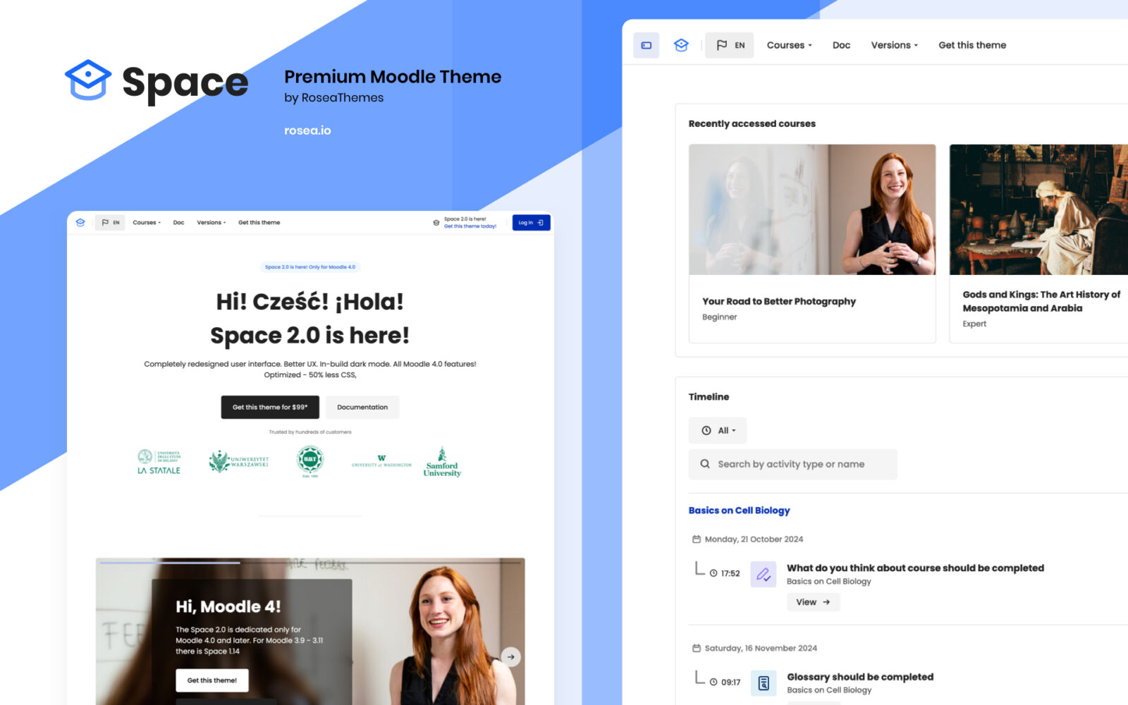 (v2.5.19) Space, Responsive Premium Moodle Theme Nulled – JOJO THEMES